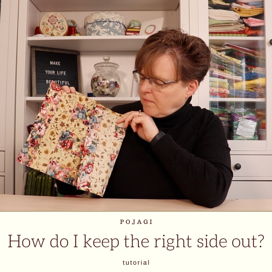 How do I keep the right side of the fabric out in reversible patchwork? | Epida Studio