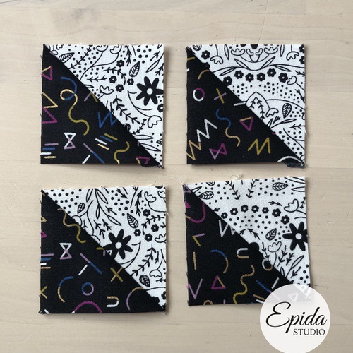 5" Shoofly Quilt Block Tutorial | Epida Studio