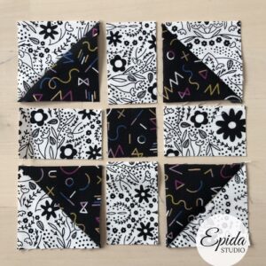 5" Shoofly Quilt Block Tutorial | Epida Studio