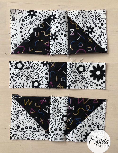 5" Shoofly Quilt Block Tutorial | Epida Studio