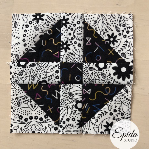 5" Shoofly Quilt Block Tutorial | Epida Studio