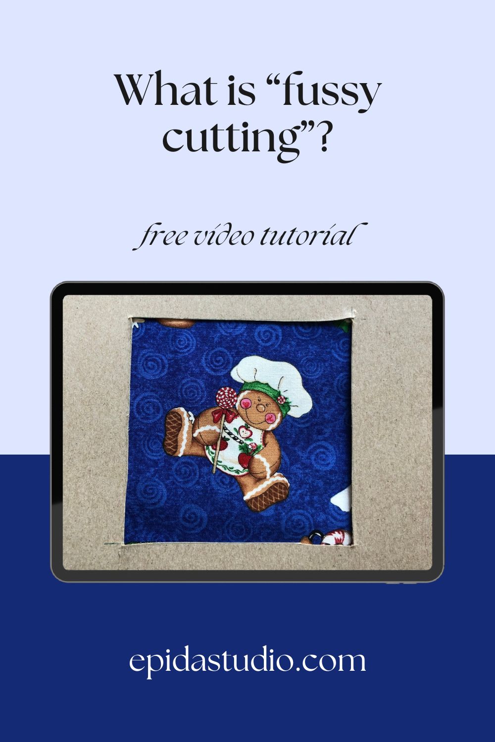 What is "fussy cutting"? | Epida Studio