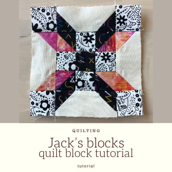 Jack's Blocks quilt block tutorial | Epida Studio