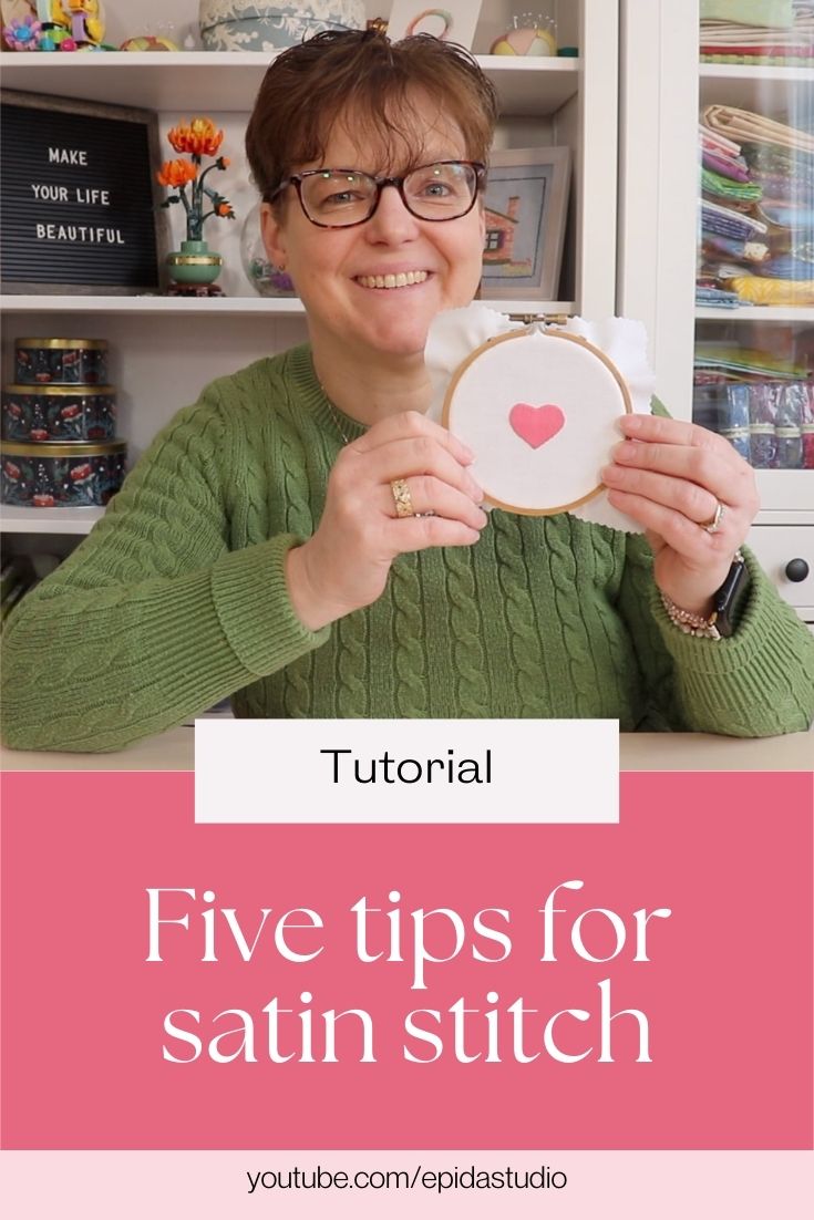5 Tips for Satin Stitch | Epida Studio