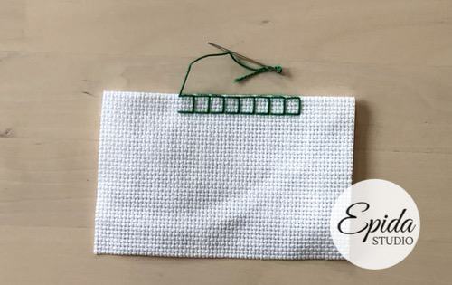 Square Hem Stitch Embroidered Edging Tutorial | Epida Studio