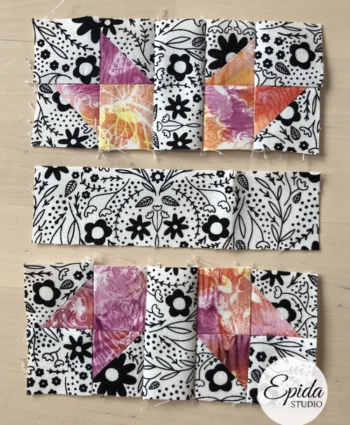 Greek Cross Quilt Block Tutorial | Epida Studio