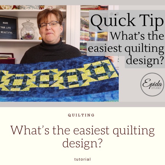 What's the easiest quilting design? | Epida Studio