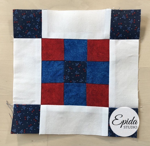 Cross Patch Quilt Block Tutorial Epida Studio