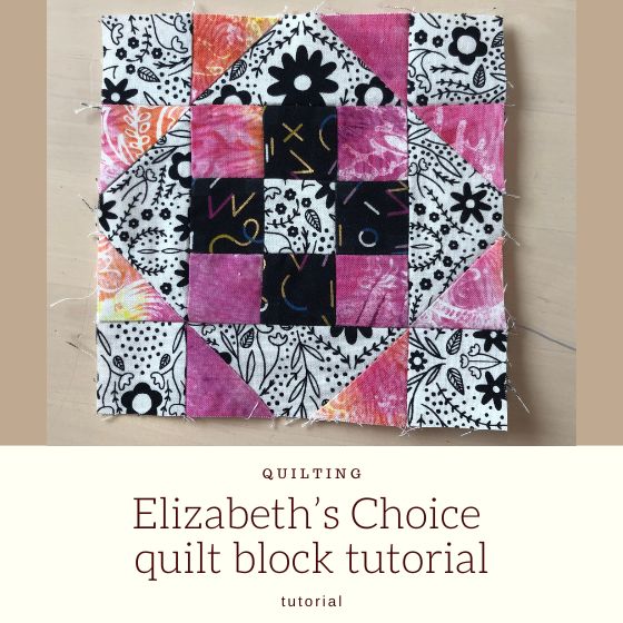 Elizabeth's Choice quilt block tutorial | Epida Studio