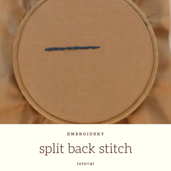 Split back stitch | Epida Studio