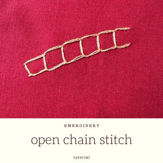 Open Chain Stitch | Epida Studio
